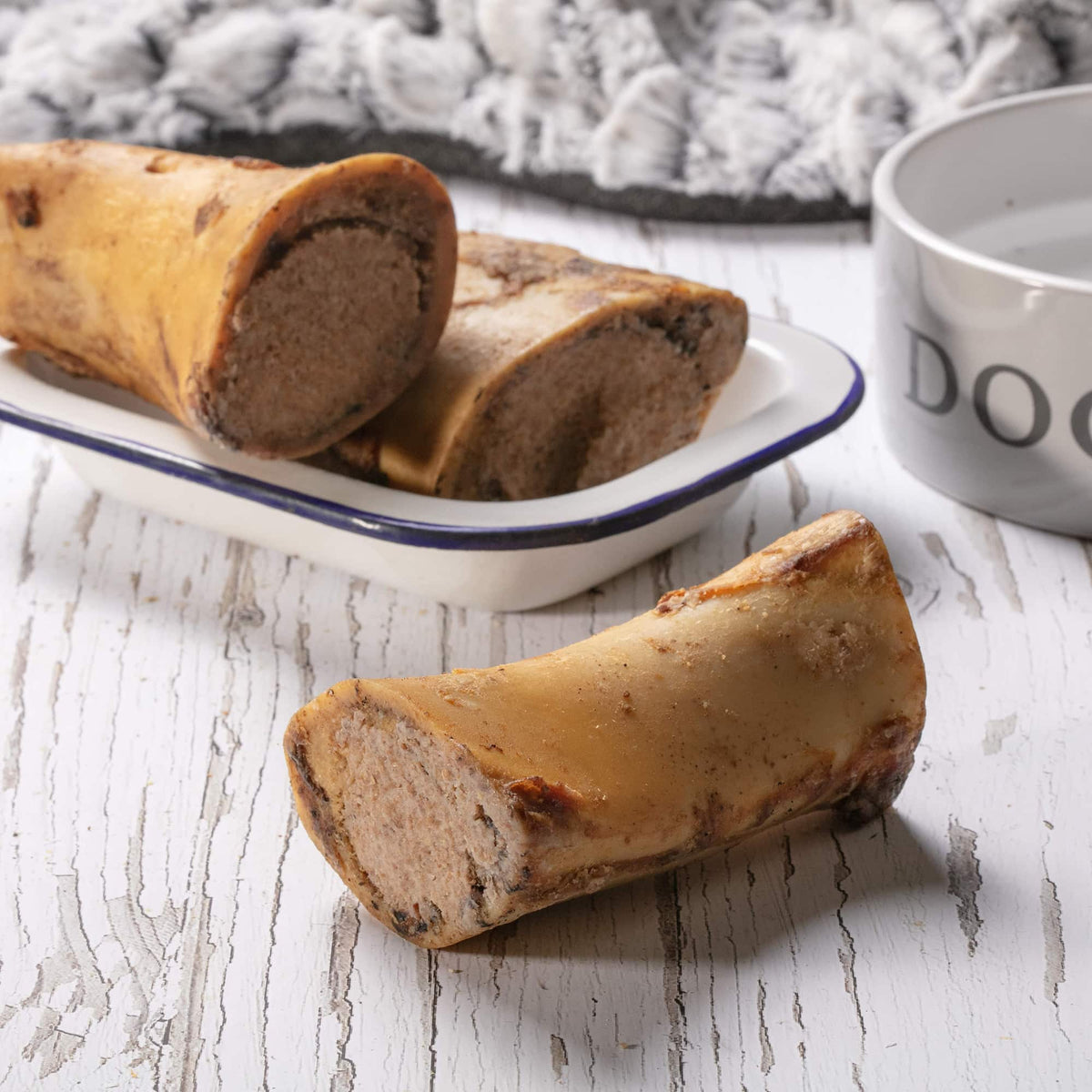 Hollings Dog Treats | Filled Smoked Bone with Beef - 1 to 20 Pack